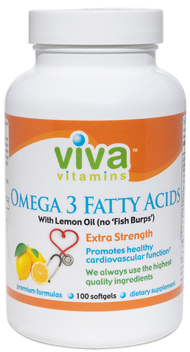 Omega 3 Fatty Acids – Extra Strength w/ Lemon Oil – Earth Wise ...